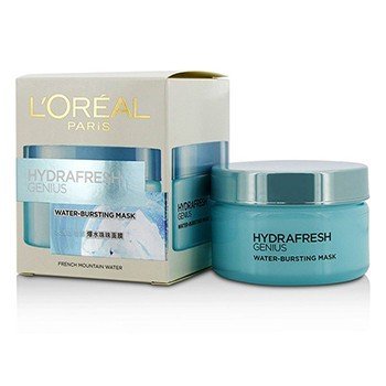 L'Oreal Hydrafresh Genius Water-Bursting Mask 100ml Brasil