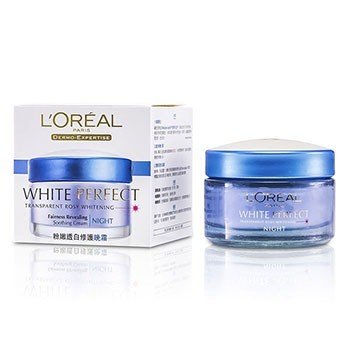 L'Oreal Dermo-Expertise White Perfect Soothing Cream Night (Exp. Date ...